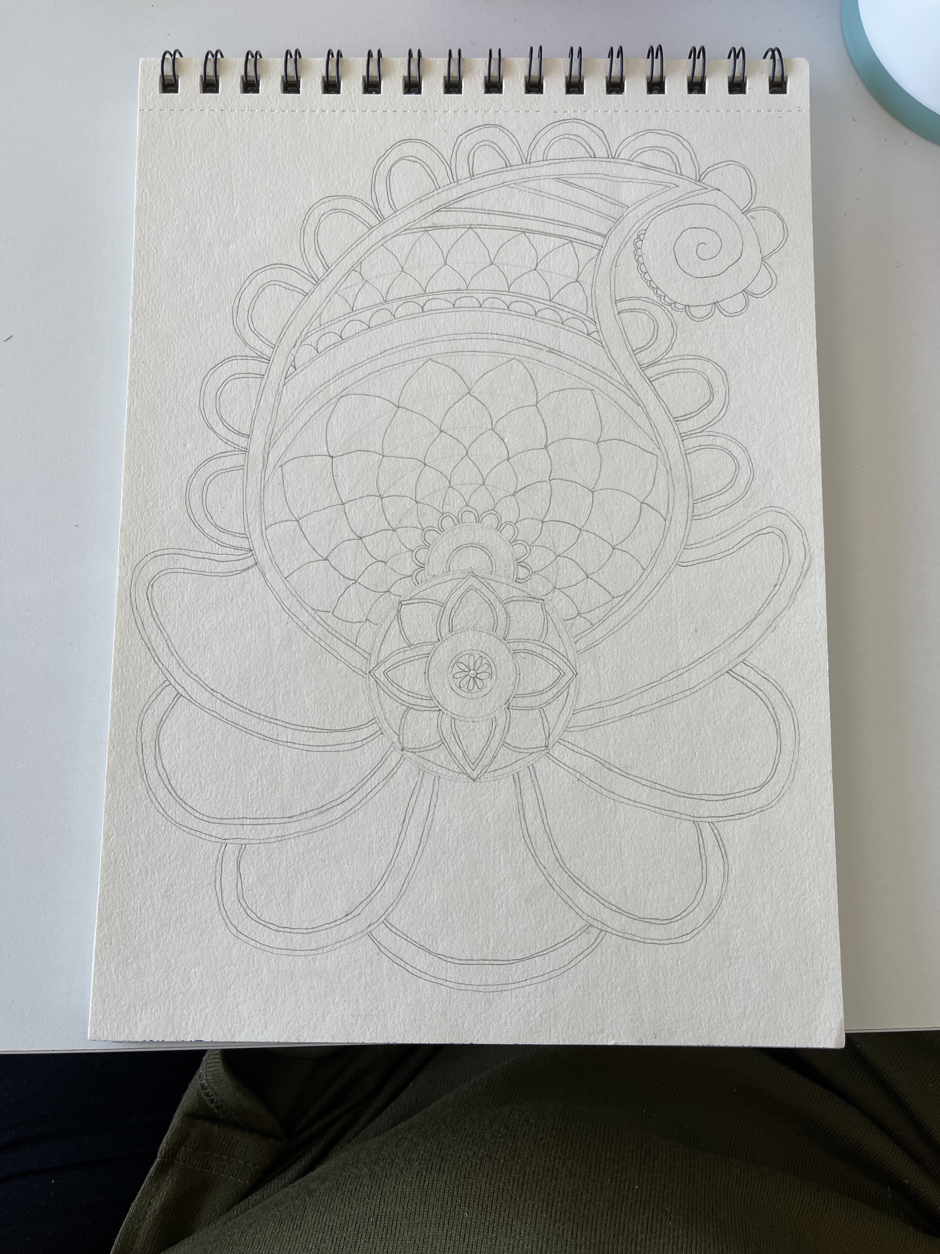 Straight From My Art – Workshop 13 – Mango Mandala – My Kidney Beans
